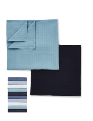 10 Pack Blues Muslin Squares | M&S