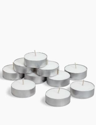 10 Pack Maxi Tealights | Essential | M&S