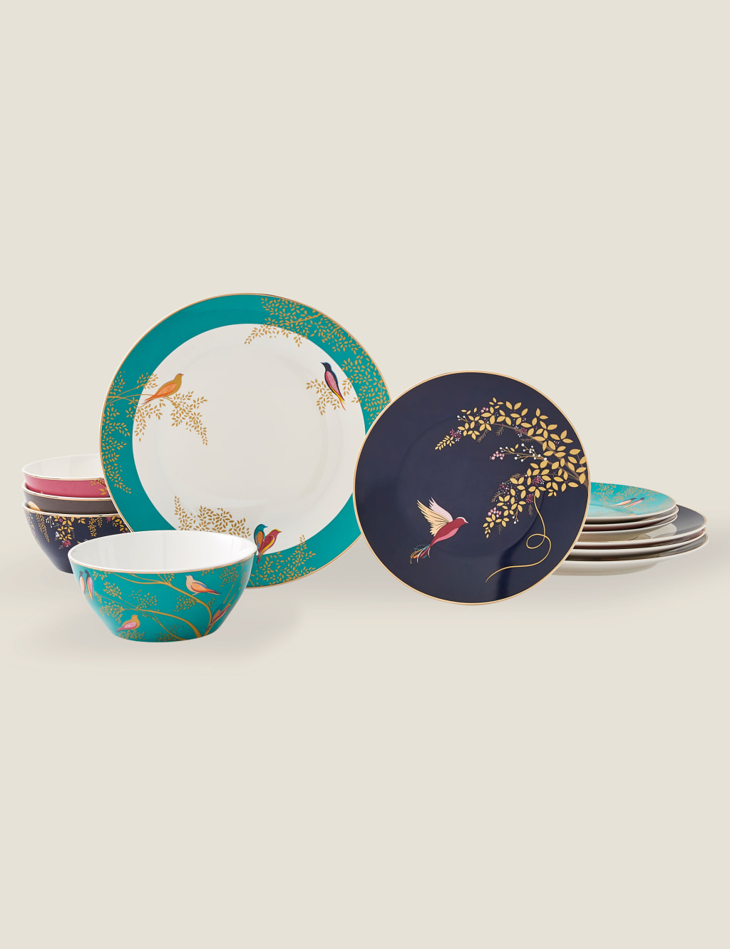 12 Piece Chelsea Dinner Set | Sara Miller | M&S