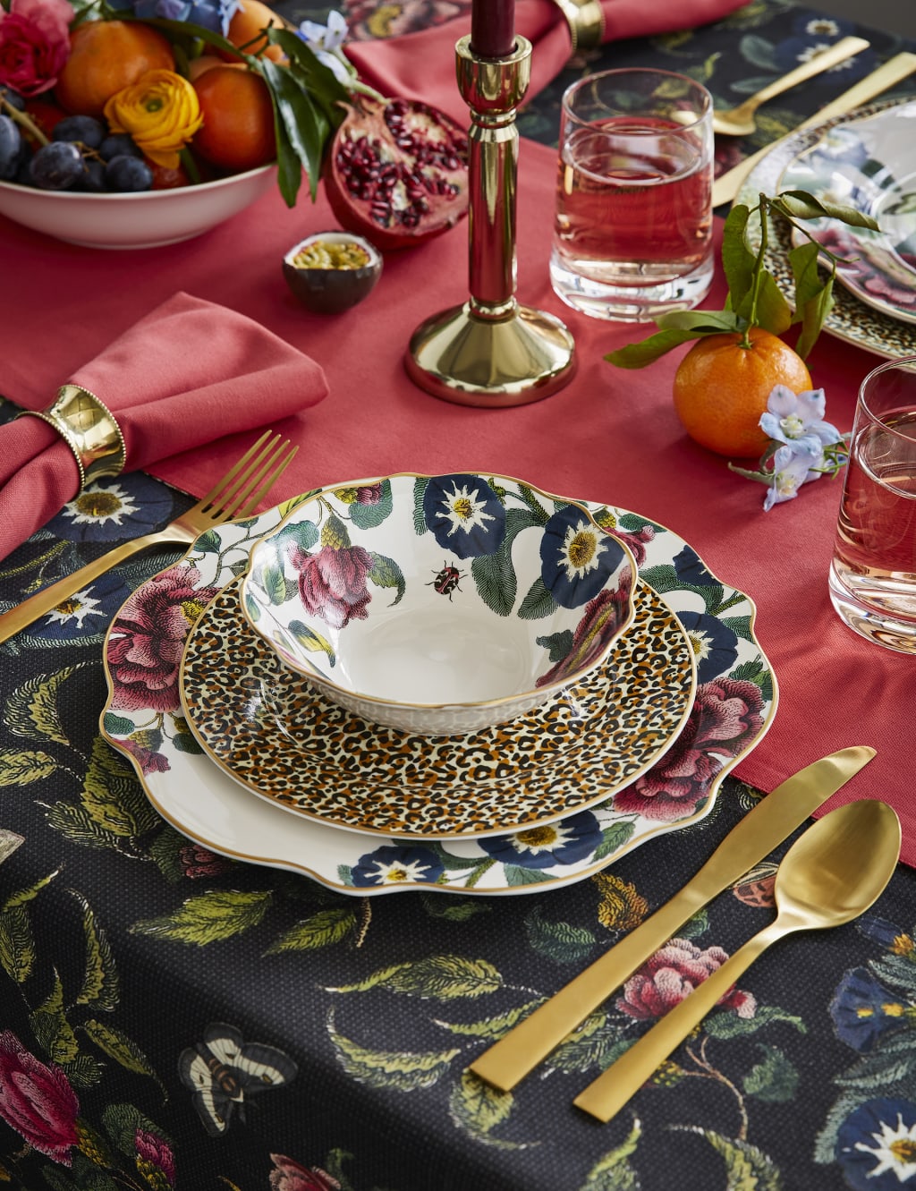 12 Piece Creatures of Curiosity Dinner Set | Spode | M&S