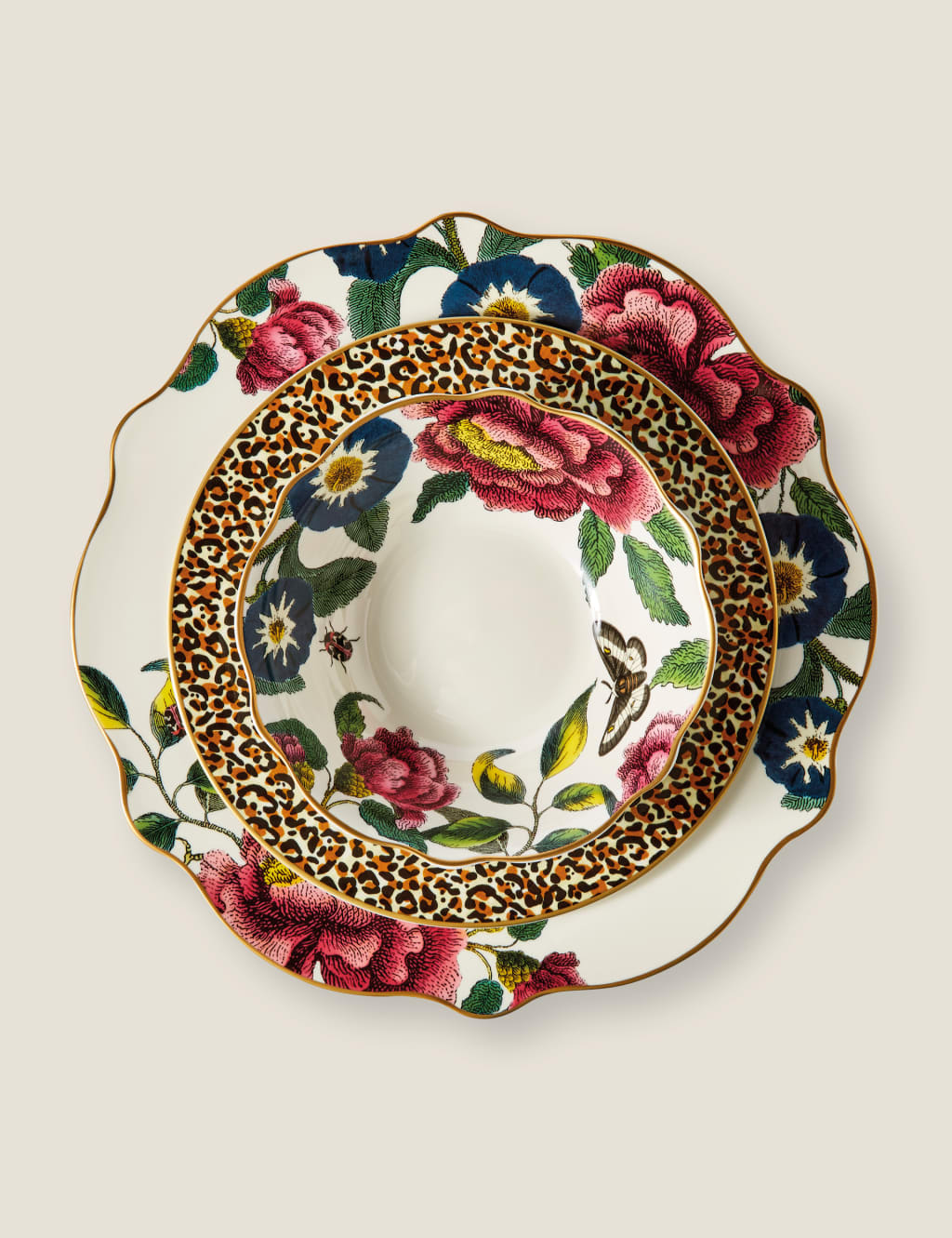 12 Piece Creatures of Curiosity Dinner Set | Spode | M&S