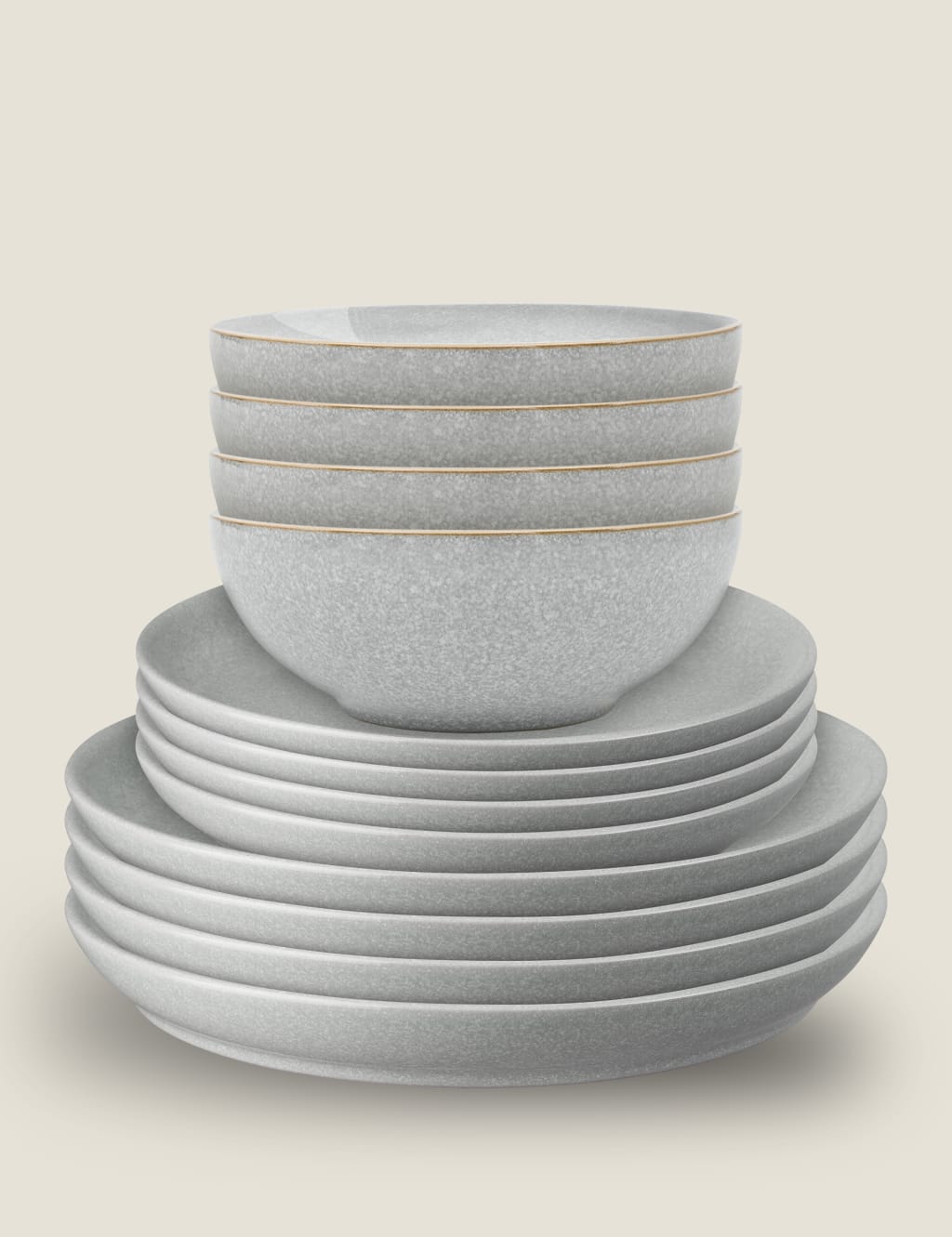 12 Piece Elements Coupe Dinner Set | Denby | M&S