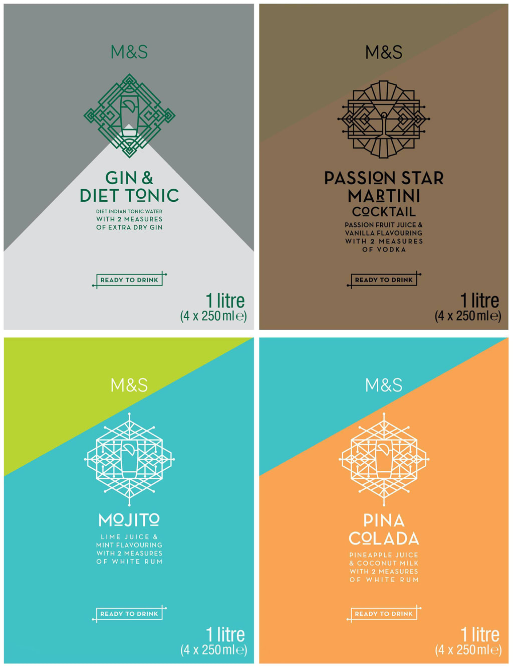 16 Party Pack Cocktail Cans | M&S