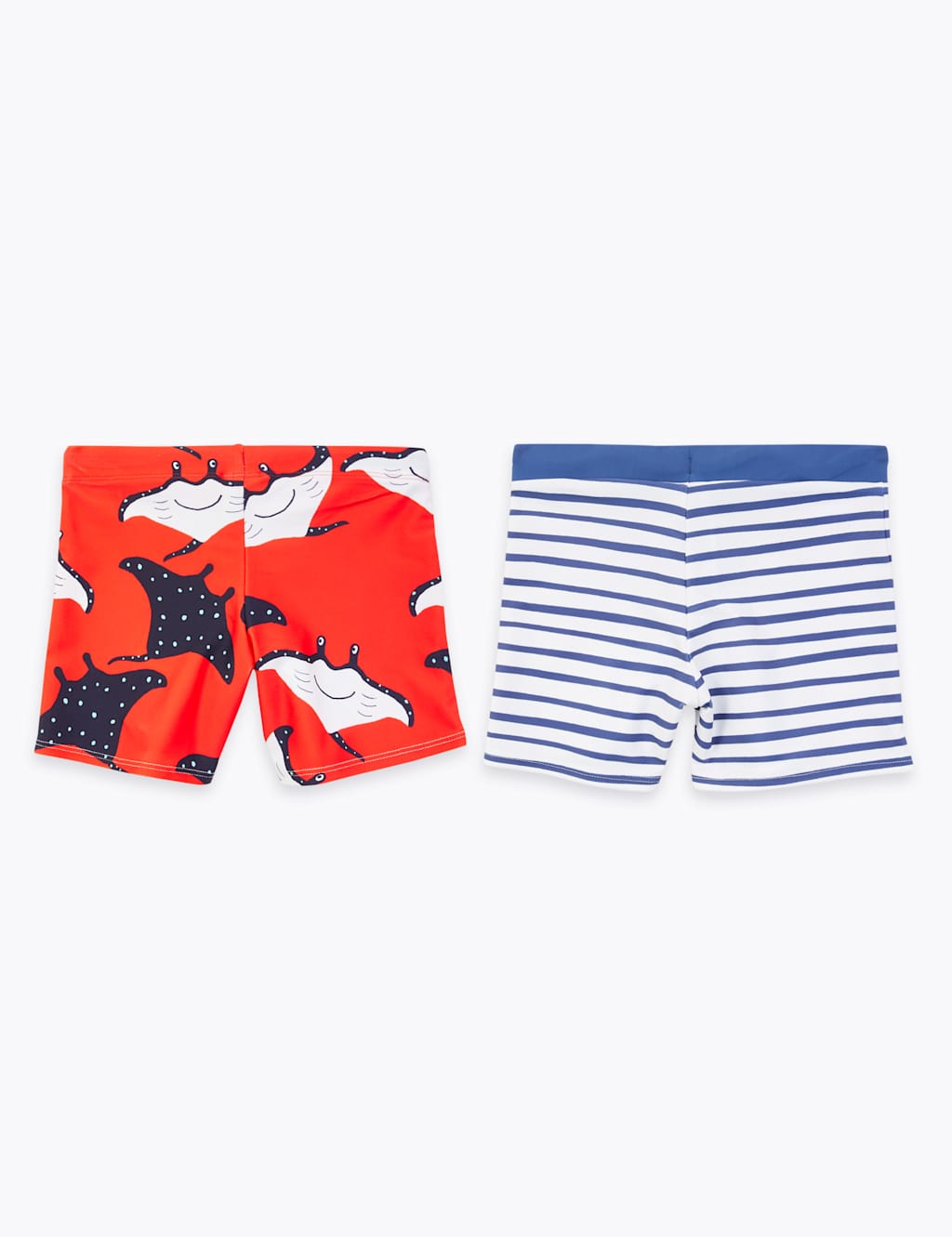 2 Pack Print Swim Trunks (2-7 Yrs) | M&S