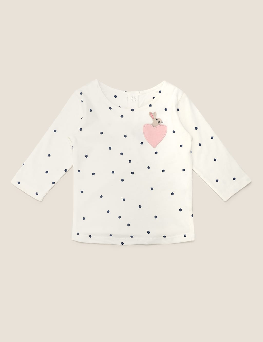 2 Piece Pure Cotton Spotted Outfit (0-3 Yrs) | M&S