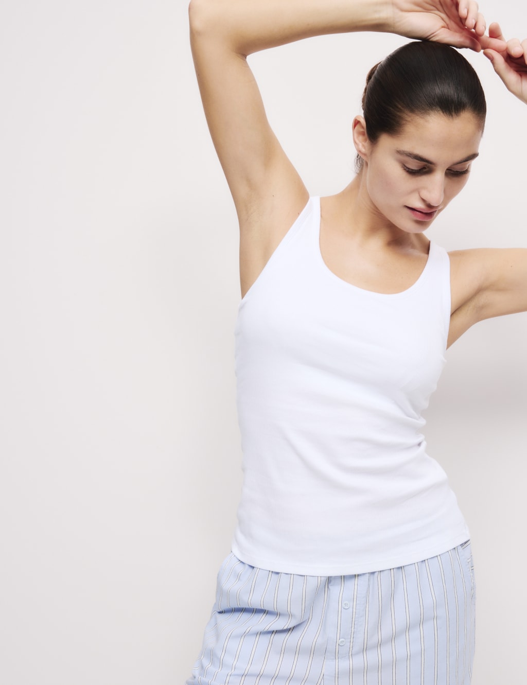 2pk Cotton Rich Secret Support™ Vests | M&S Collection | M&S