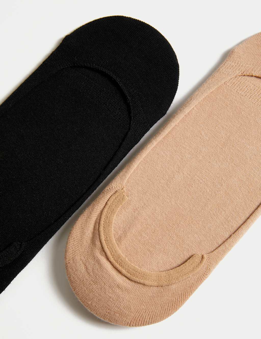 2pk Cotton Rich Sheer Low Cut Footsies | M&S Collection | M&S