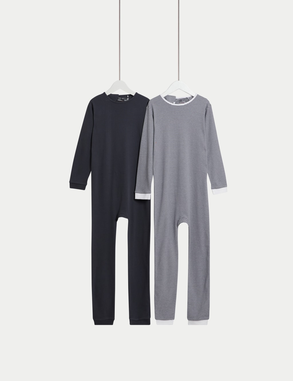 2pk Pure Cotton Back Opening Sleepsuits (3-16 Yrs) | M&S Collection | M&S