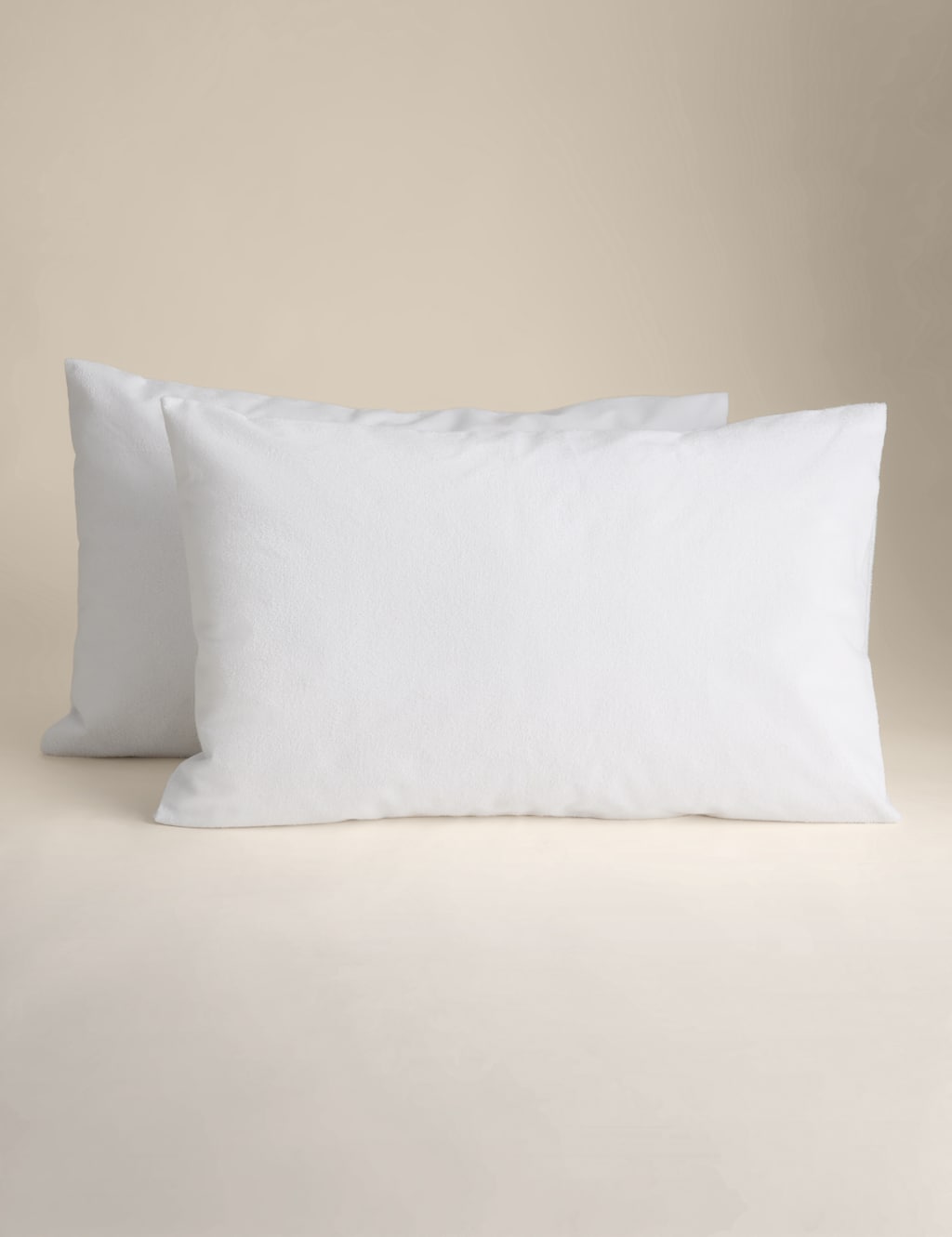 2pk Terry Waterproof Pillow Protectors | Sleep Solutions | M&S
