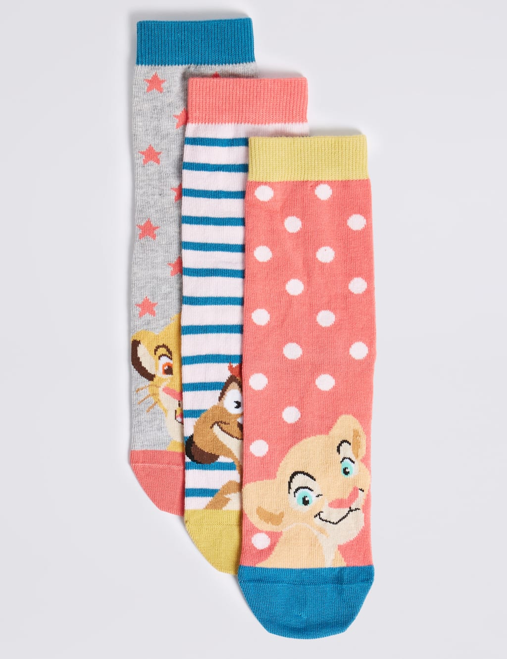 3 Pairs of Lion King™ Socks | M&S