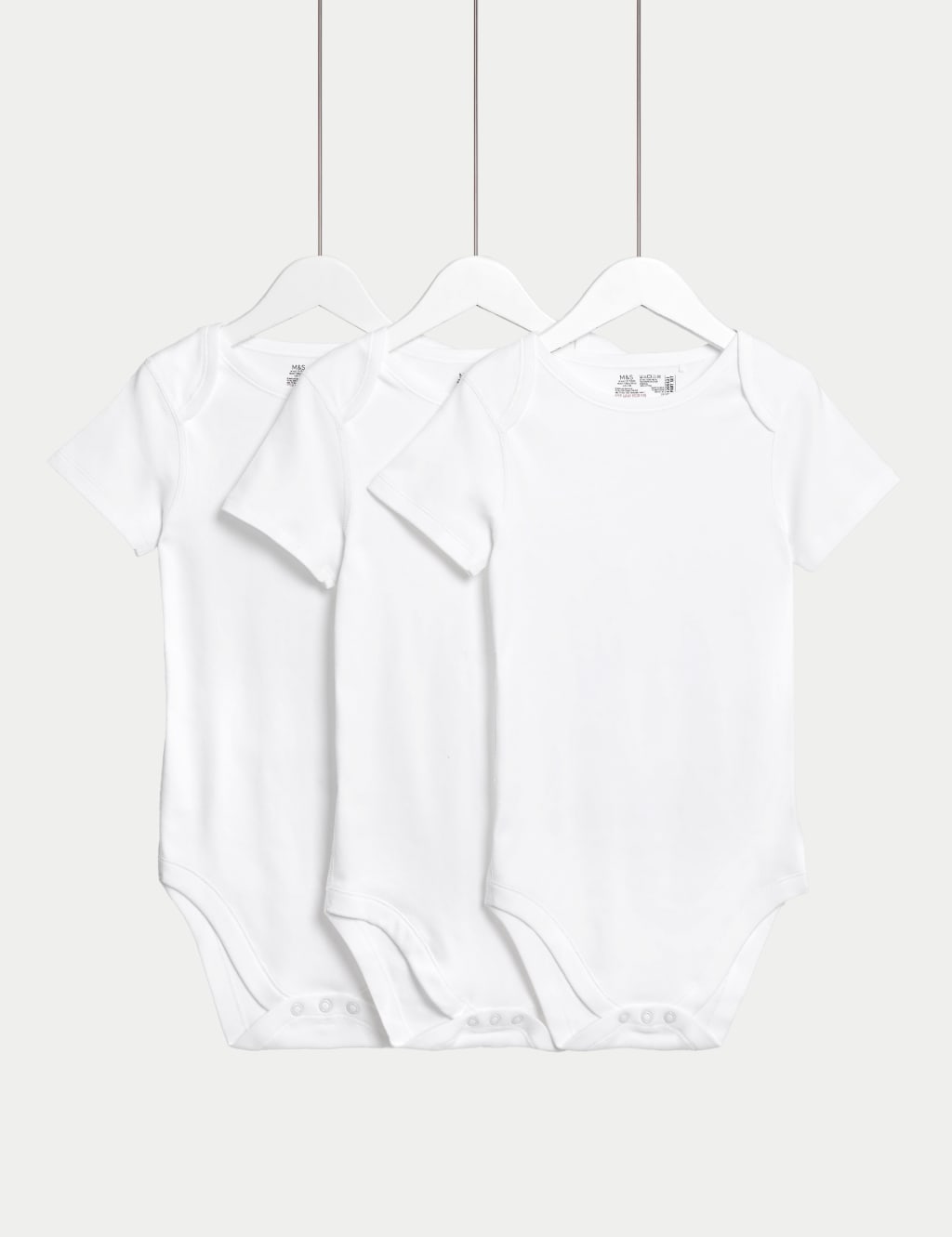 3pk Adaptive Bodysuits (3-16 Years) | M&S Collection | M&S