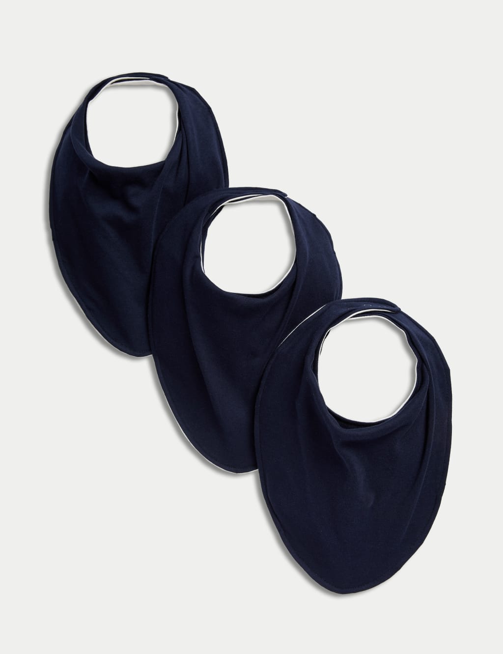 3pk Adaptive Pure Cotton Bibs | M&S Collection | M&S