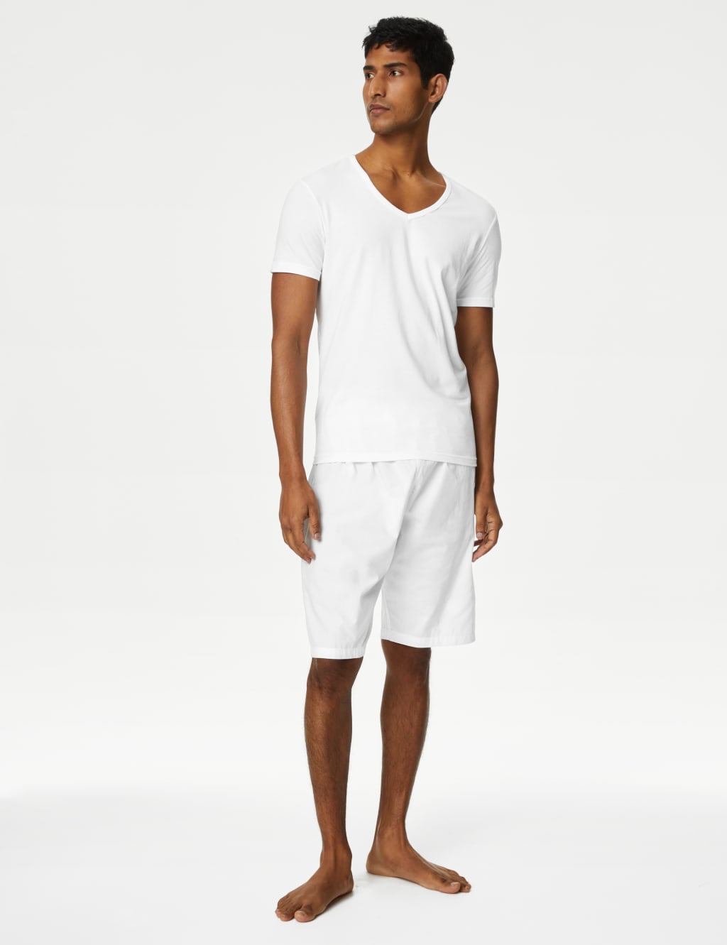 3pk Cotton Rich Cool & Fresh™ V-Neck Vests | M&S Collection | M&S