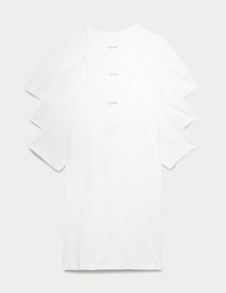 3pk Cotton Rich Cool & Fresh™ Vests | M&S Collection | M&S