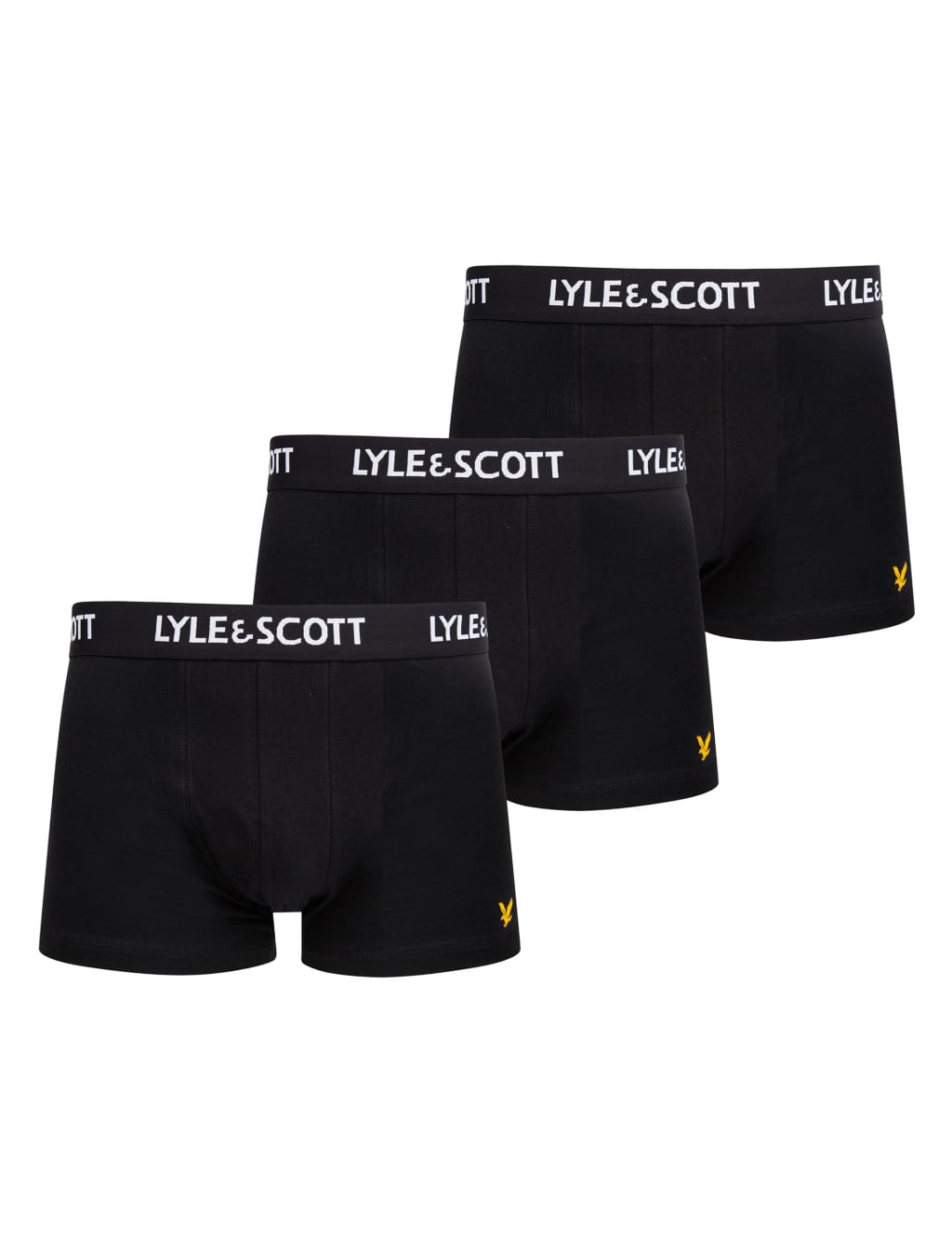 3pk Cotton Rich Trunks | Lyle & Scott | M&S