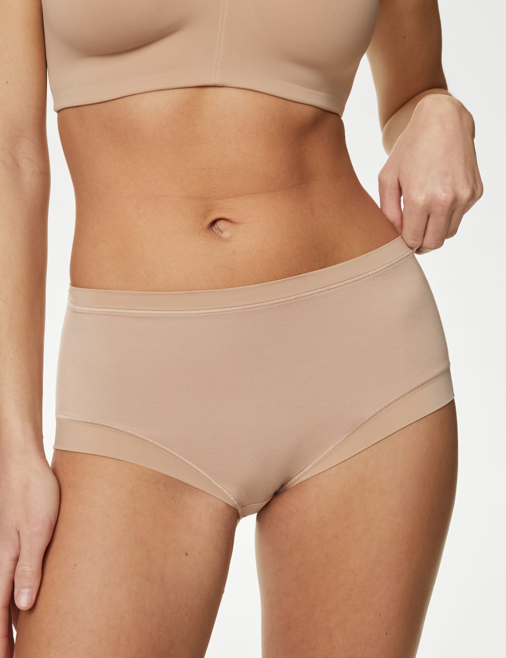 3pk Flexifit™ Modal Rich High Rise Shorts | Body by M&S | M&S