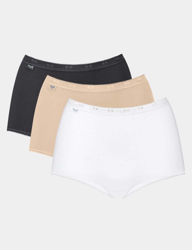 3pk High Waisted Full Briefs | Sloggi | M&S