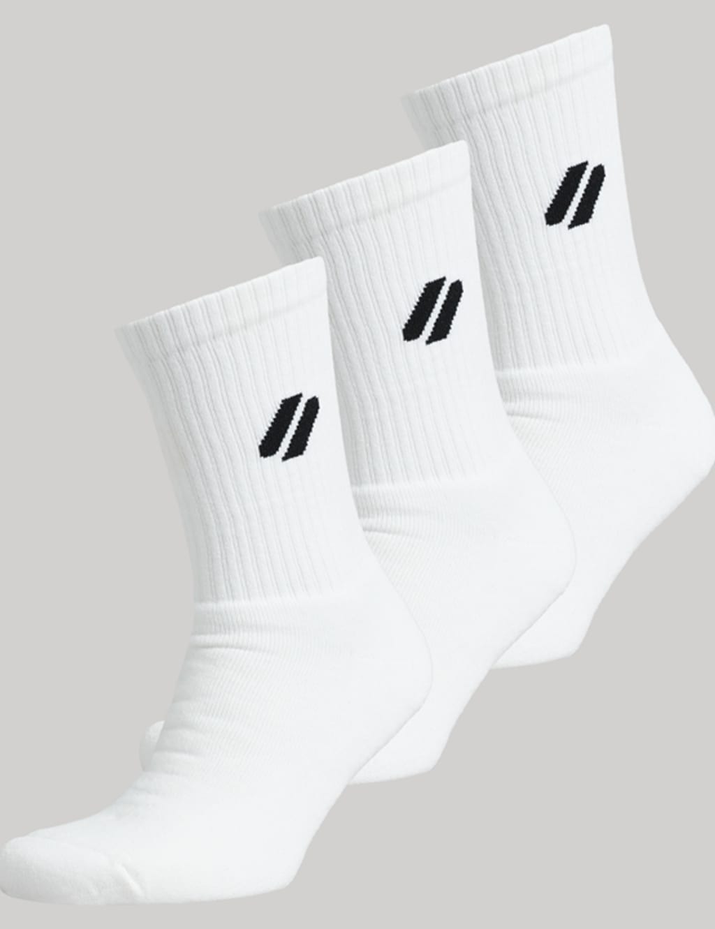 3pk Logo Embroidered Sports Socks | Superdry | M&S