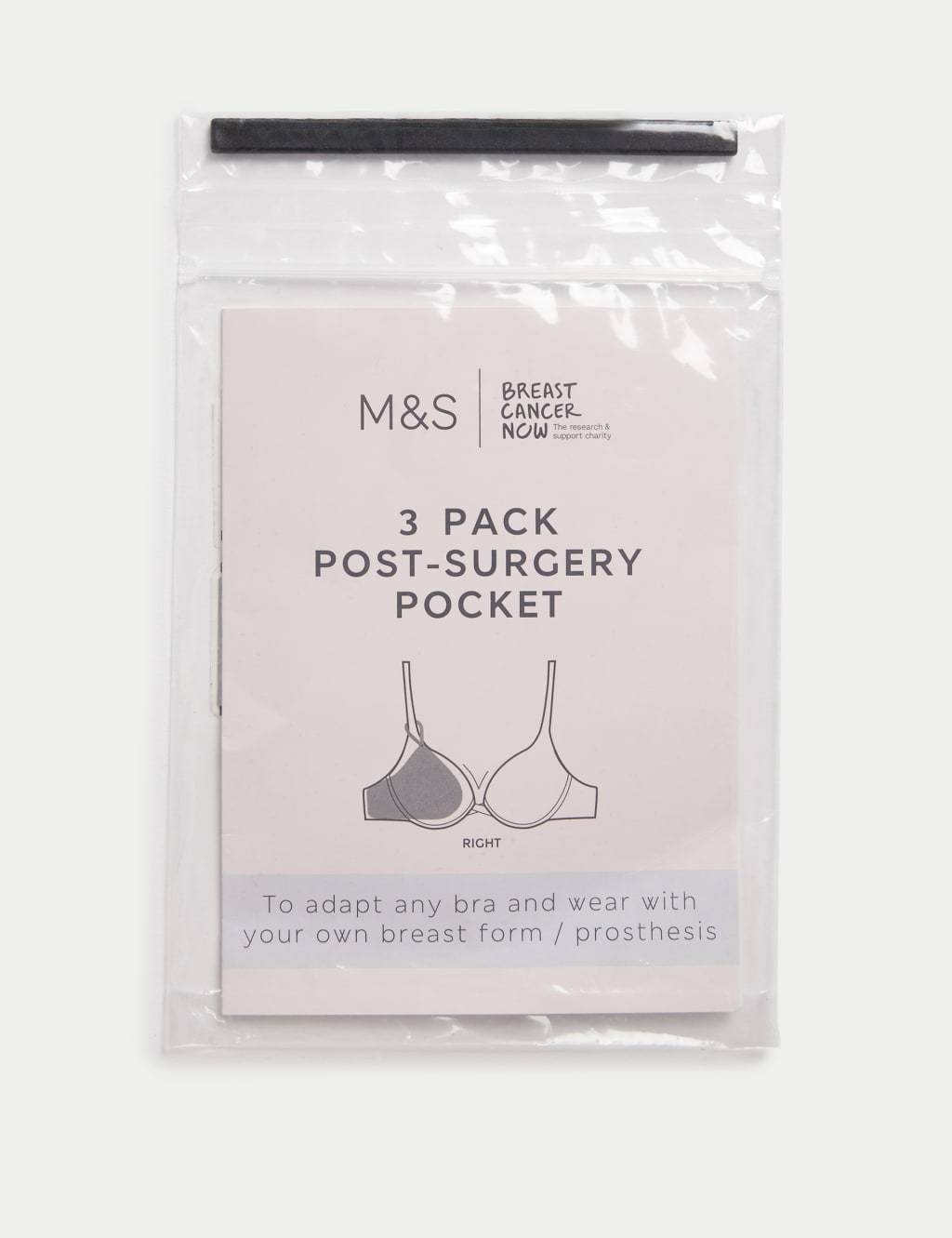3pk Post Surgery Pockets (Right) | M&S Collection | M&S