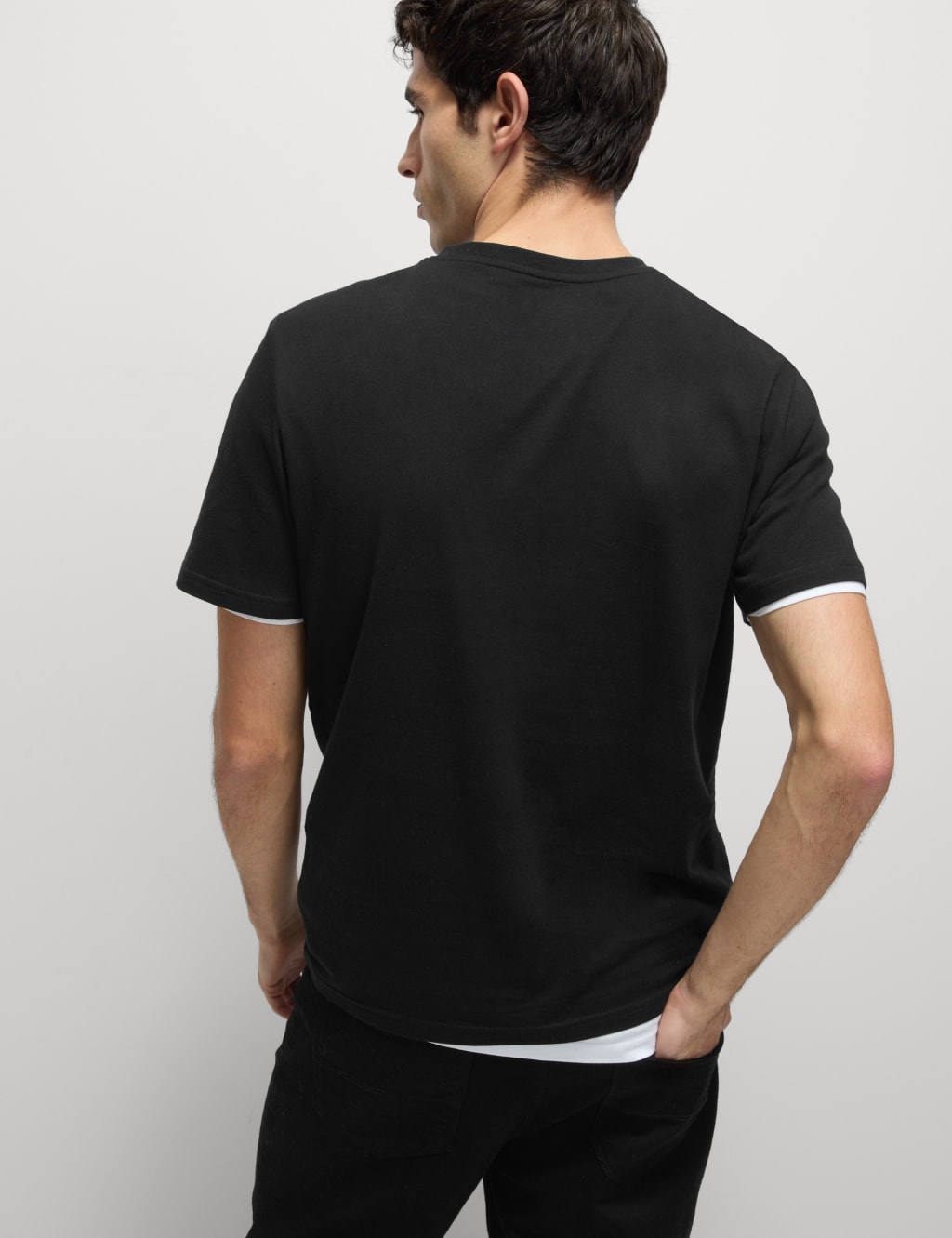 3pk Pure Cotton V-Neck T-Shirts | M&S Collection | M&S