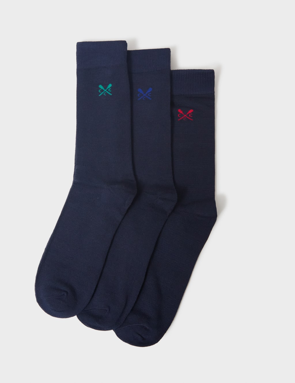 3pk Socks | Crew Clothing | M&S