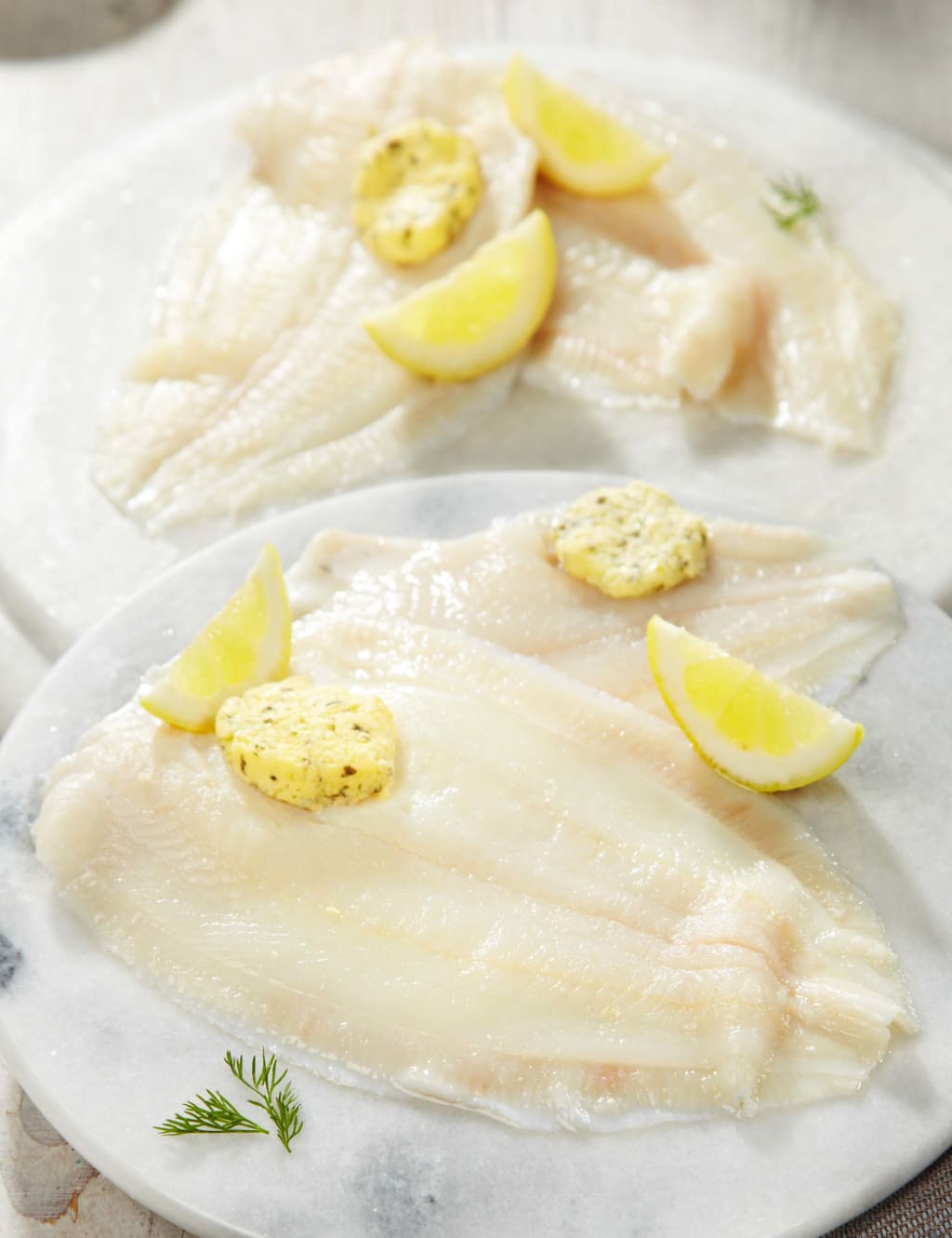 4 Lemon Sole Fillets with Lemon & Sea Salt Butter | M&S
