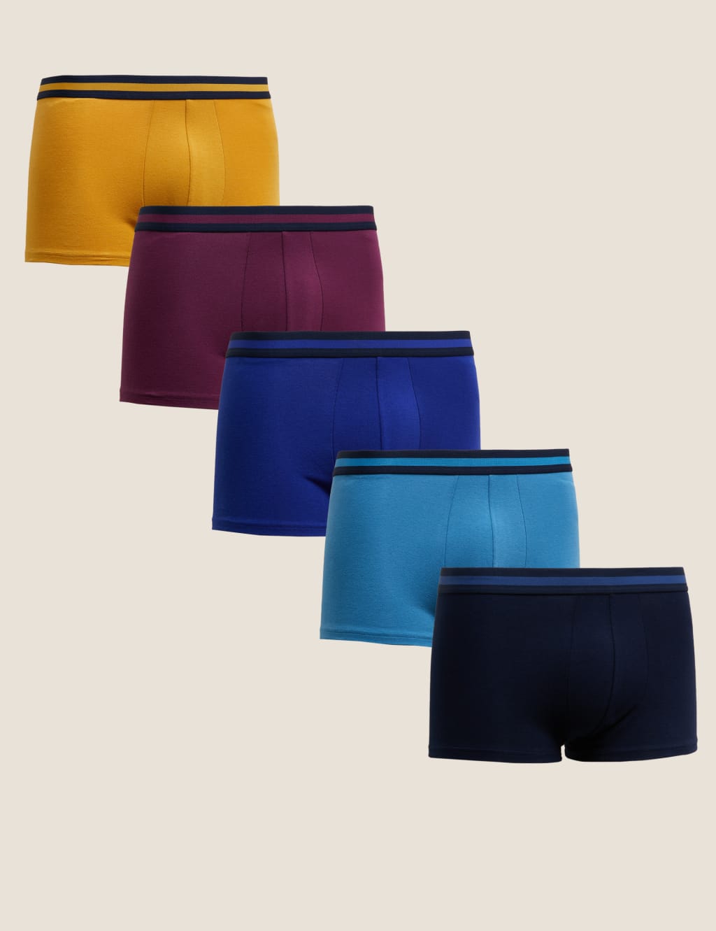 5pk Cotton Rich Cool & Fresh™ Hipsters | M&S Collection | M&S