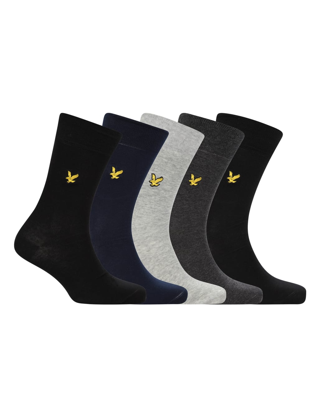 5pk Cotton Rich Socks | Lyle & Scott | M&S