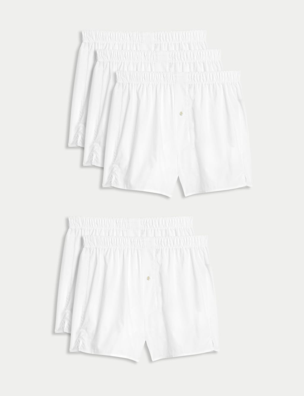 5pk Pure Cotton Woven Boxers | M&S Collection | M&S