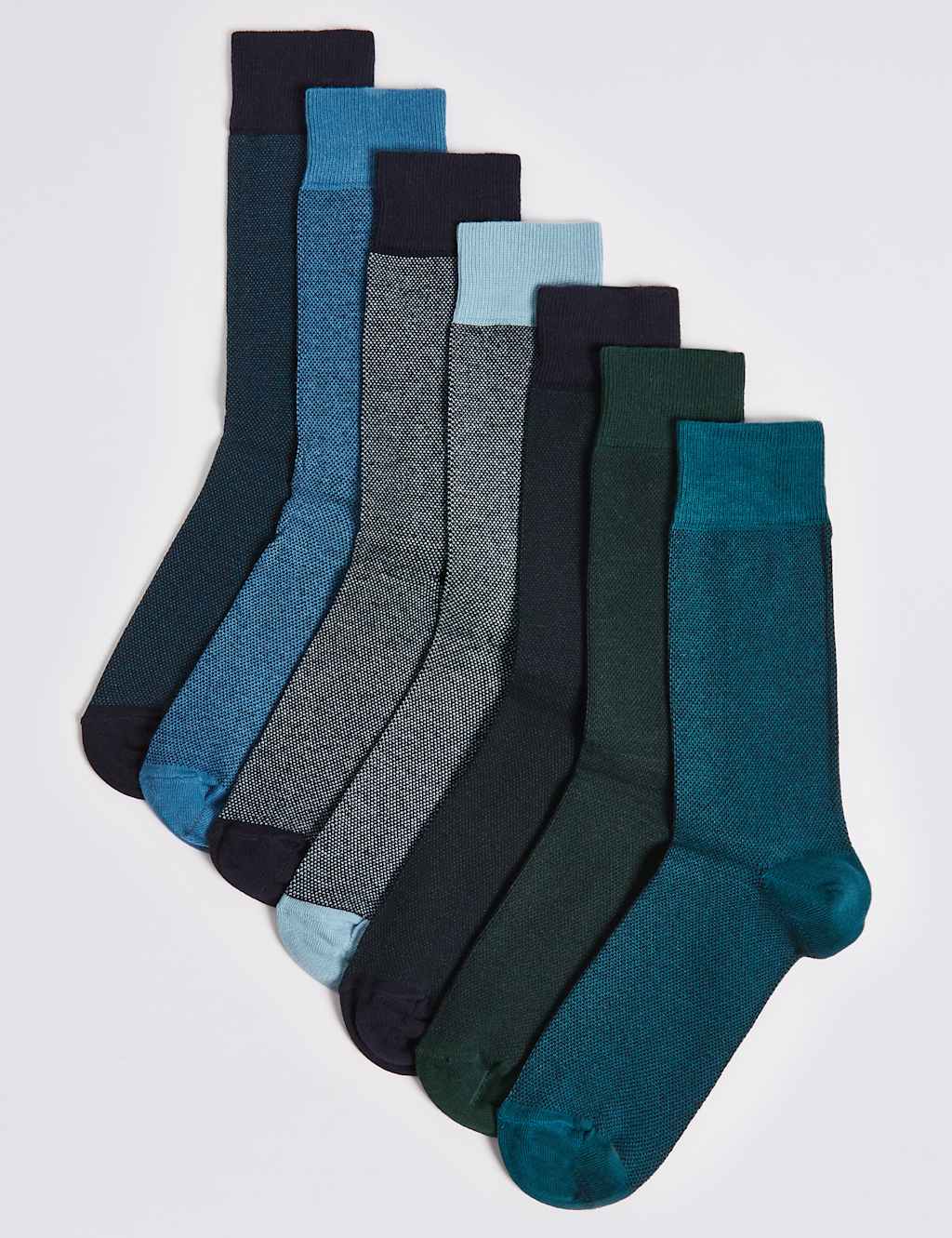 7 Pairs of Cool & Freshfeet™ Socks | M&S Collection | M&S