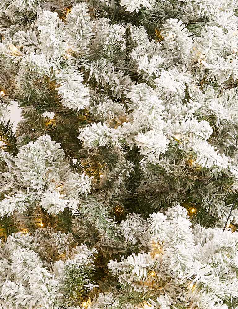 7ft Lit Snowy Christmas Tree | M&S