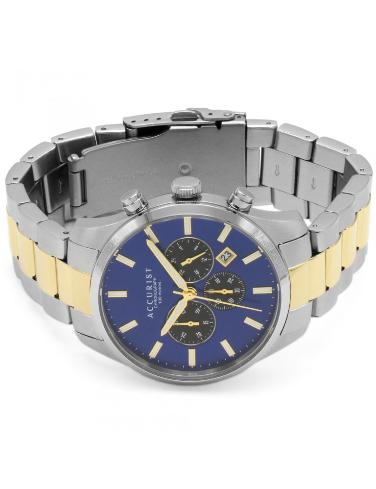 Accurist Stainless Steel Chronograph Watch | Accurist | M&S