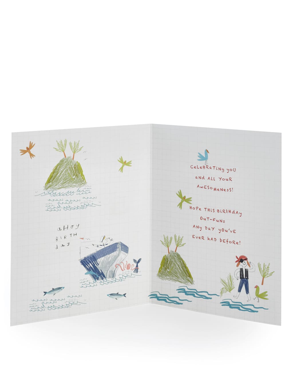 Adventure Storybook Birthday Card | M&S