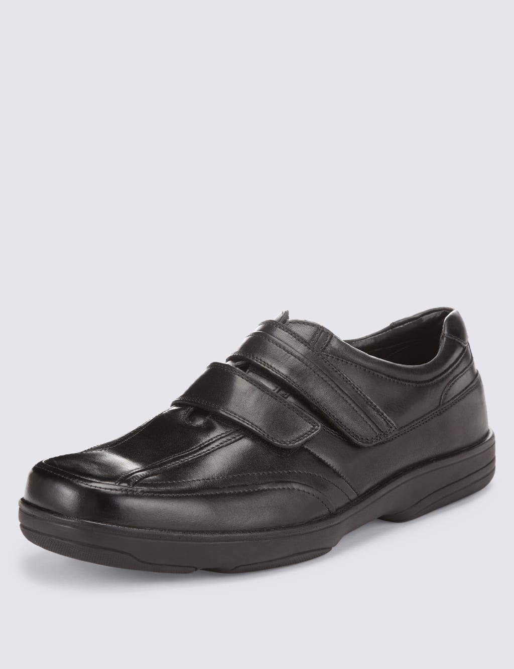 Airflex™ Leather Double Strap Slip-On Trainers | M&S Collection | M&S