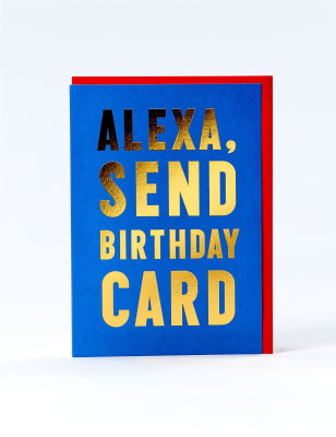 Alexa Send Birthday Card | M&S