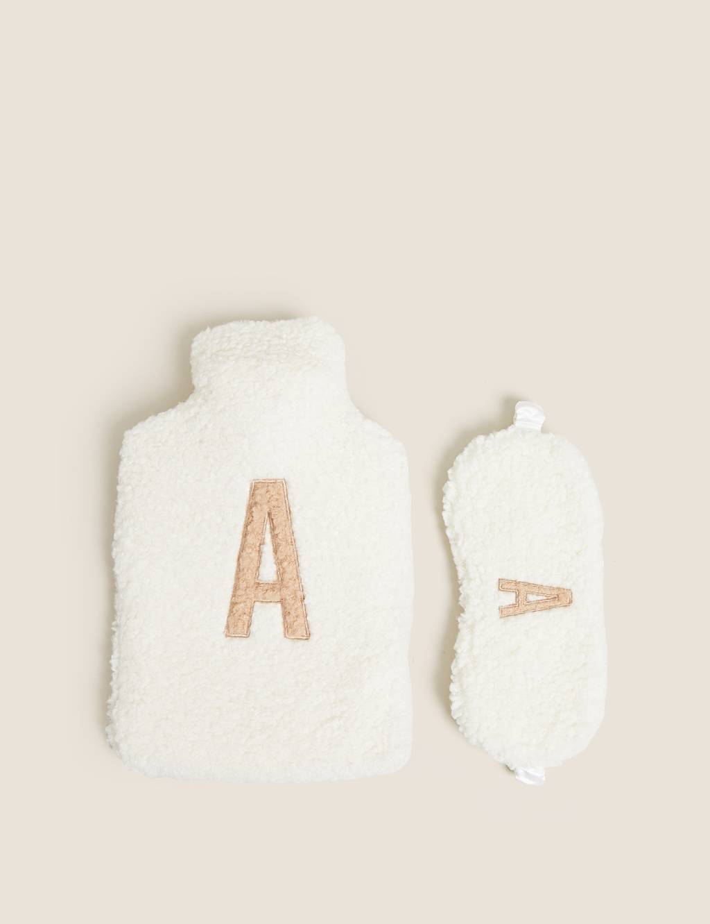 Alphabet Hot Water Bottle & Mask Gift Set | M&S