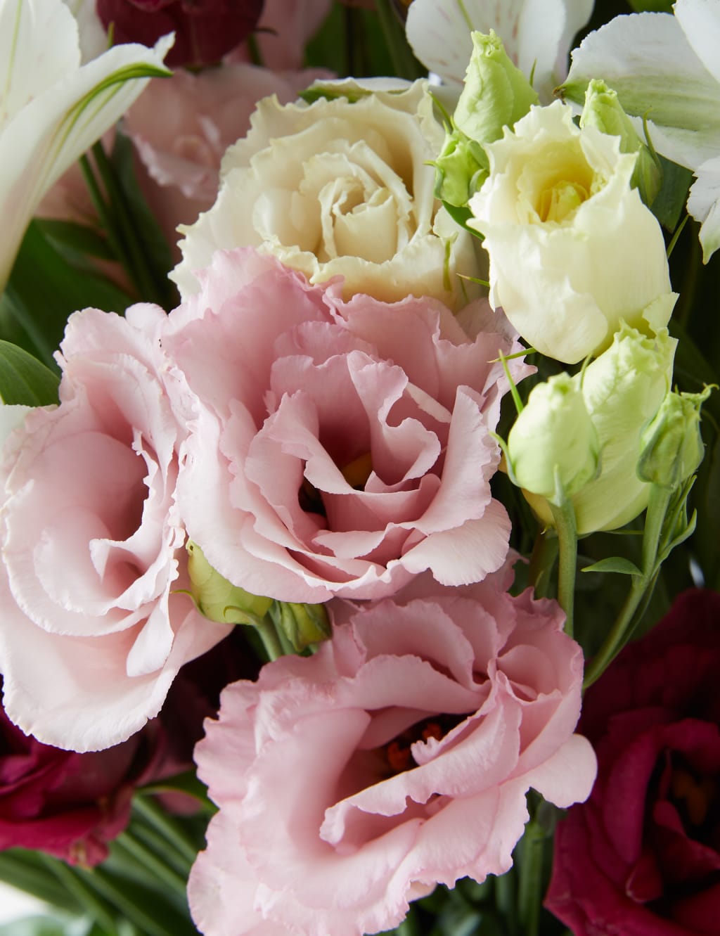 Alstromeria & Lisianthus Flowers Bouquet | M&S