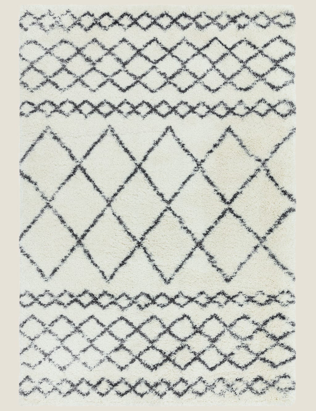 Alto Moroccan Shaggy Rug | Asiatic | M&S