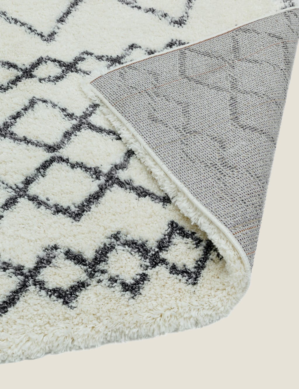 Alto Moroccan Shaggy Rug | Asiatic | M&S