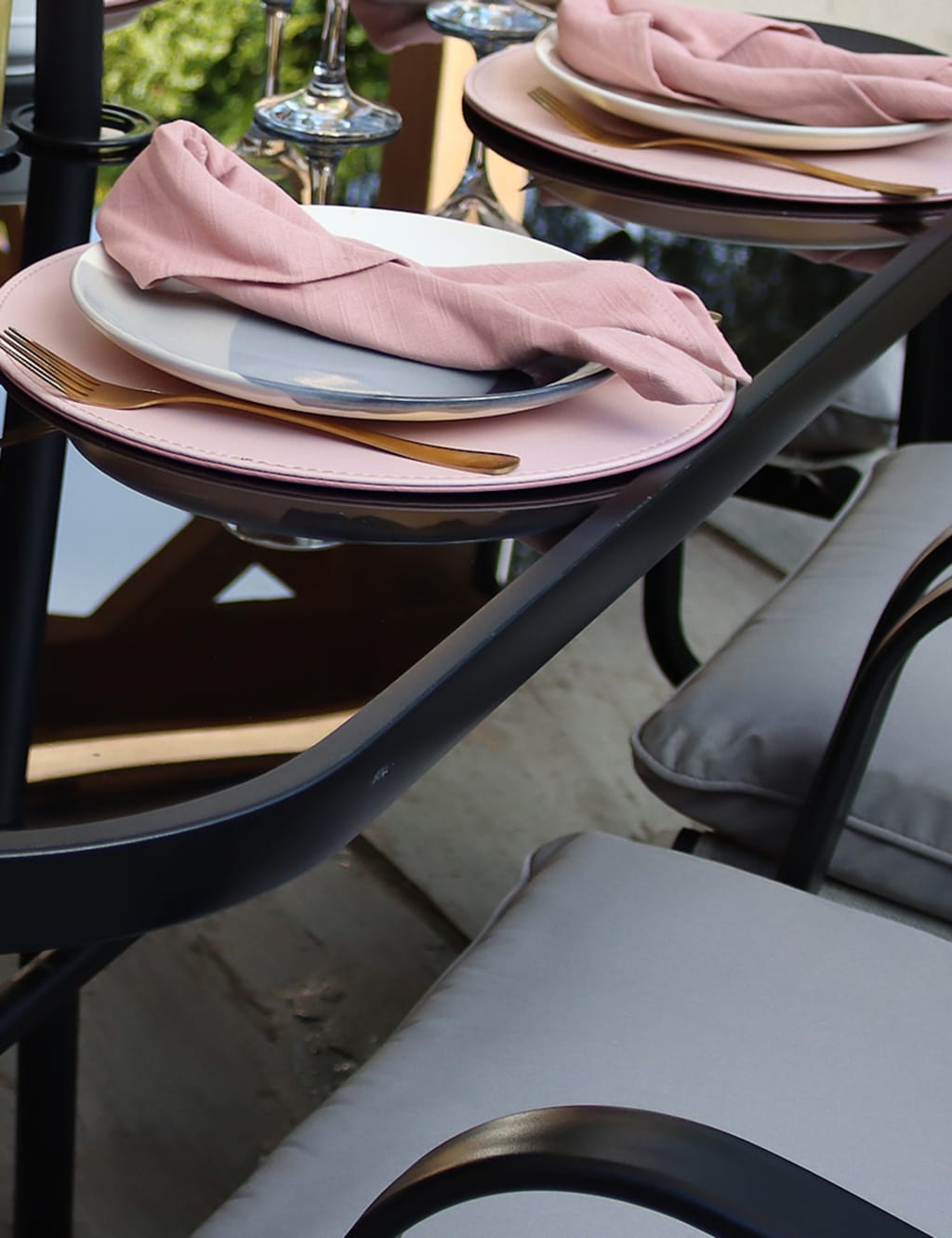 Amalfi 6 Seater Garden Table & Chairs | Royalcraft | M&S