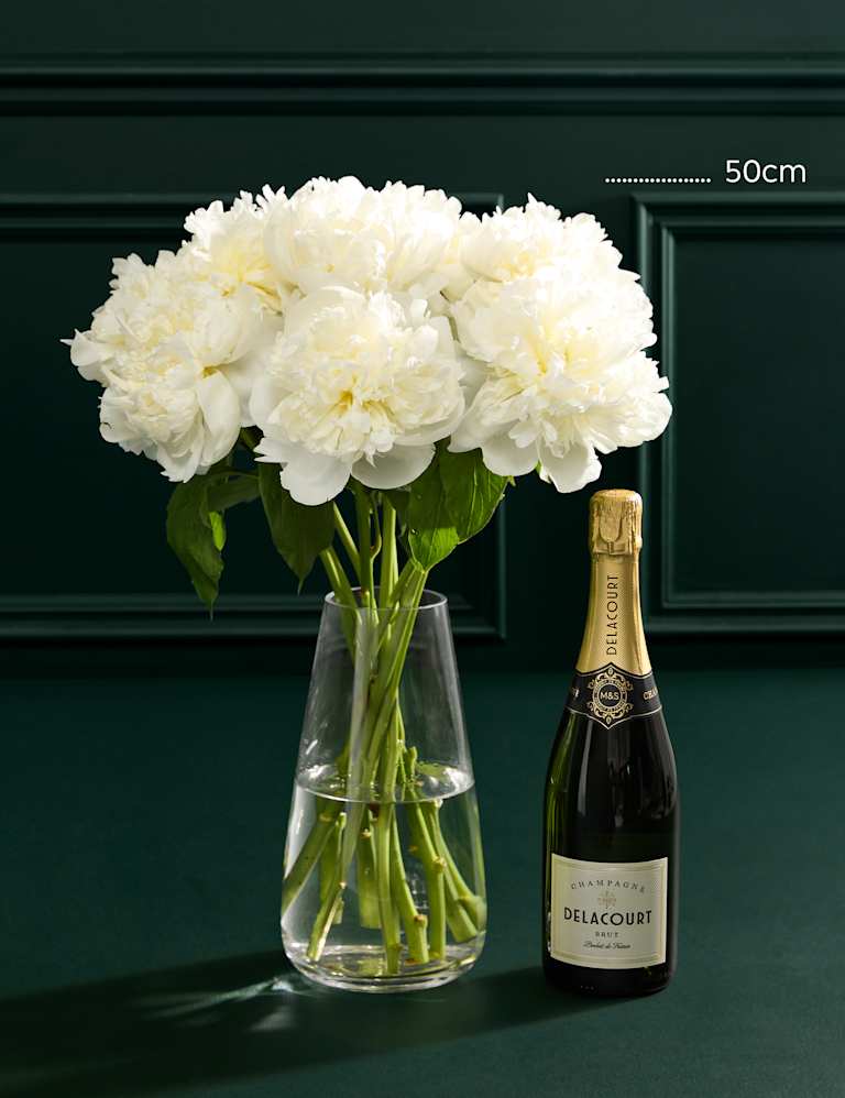 An Abundance of Seasonal Peonies with Prosecco | M&S
