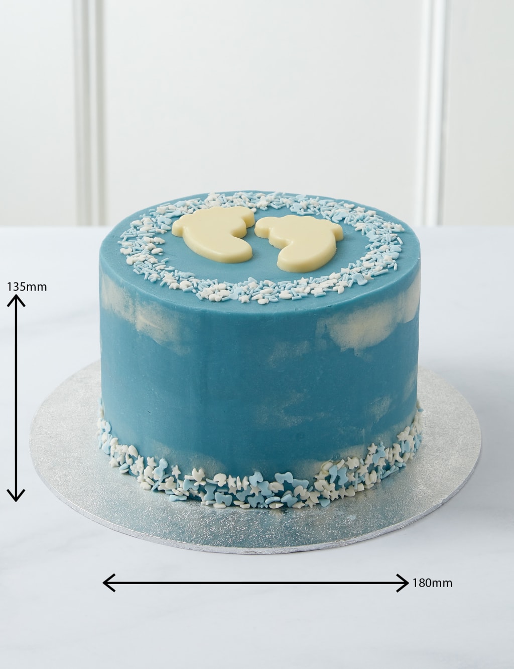 Baby Shower Cake - Boy (Serves 16) | M&S