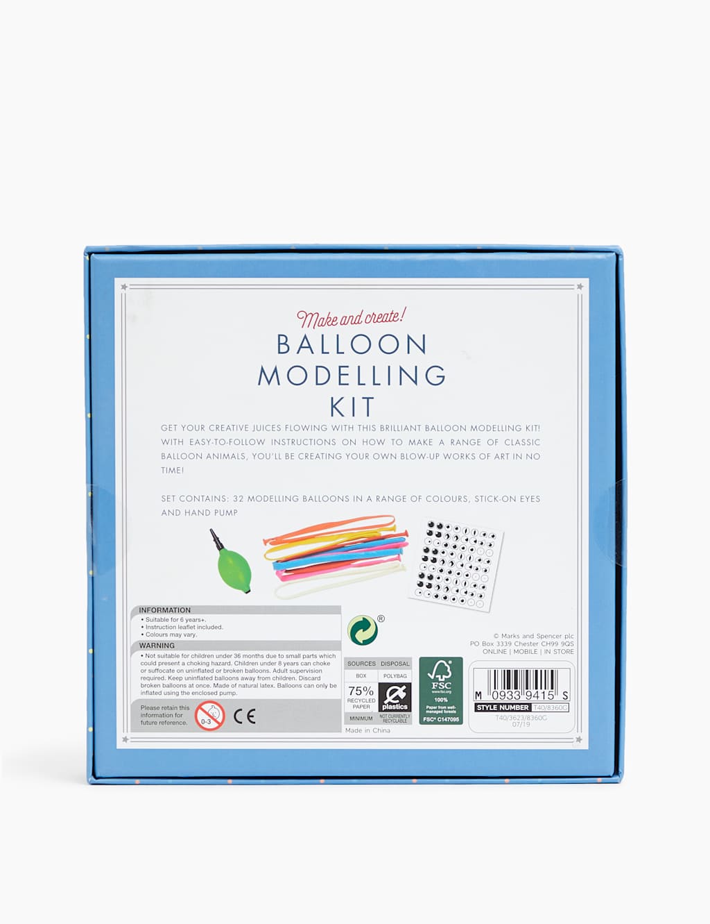 Balloon Modelling Kit Marks And Spencer Sale Online ...