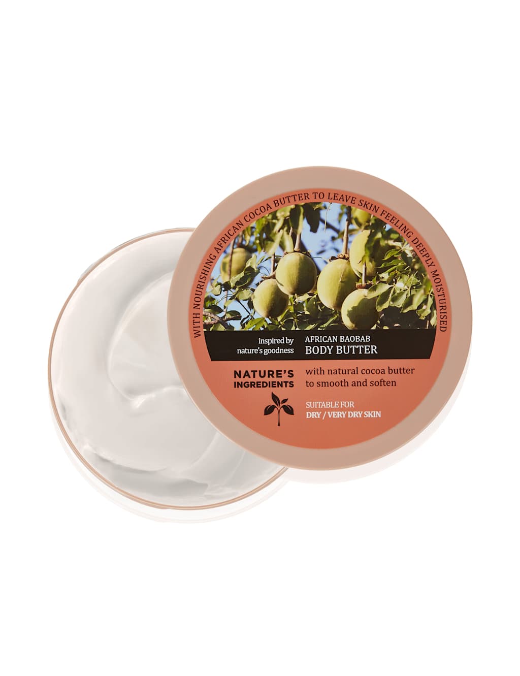 Baobab Body Butter 200ml | Nature's Ingredients | M&S