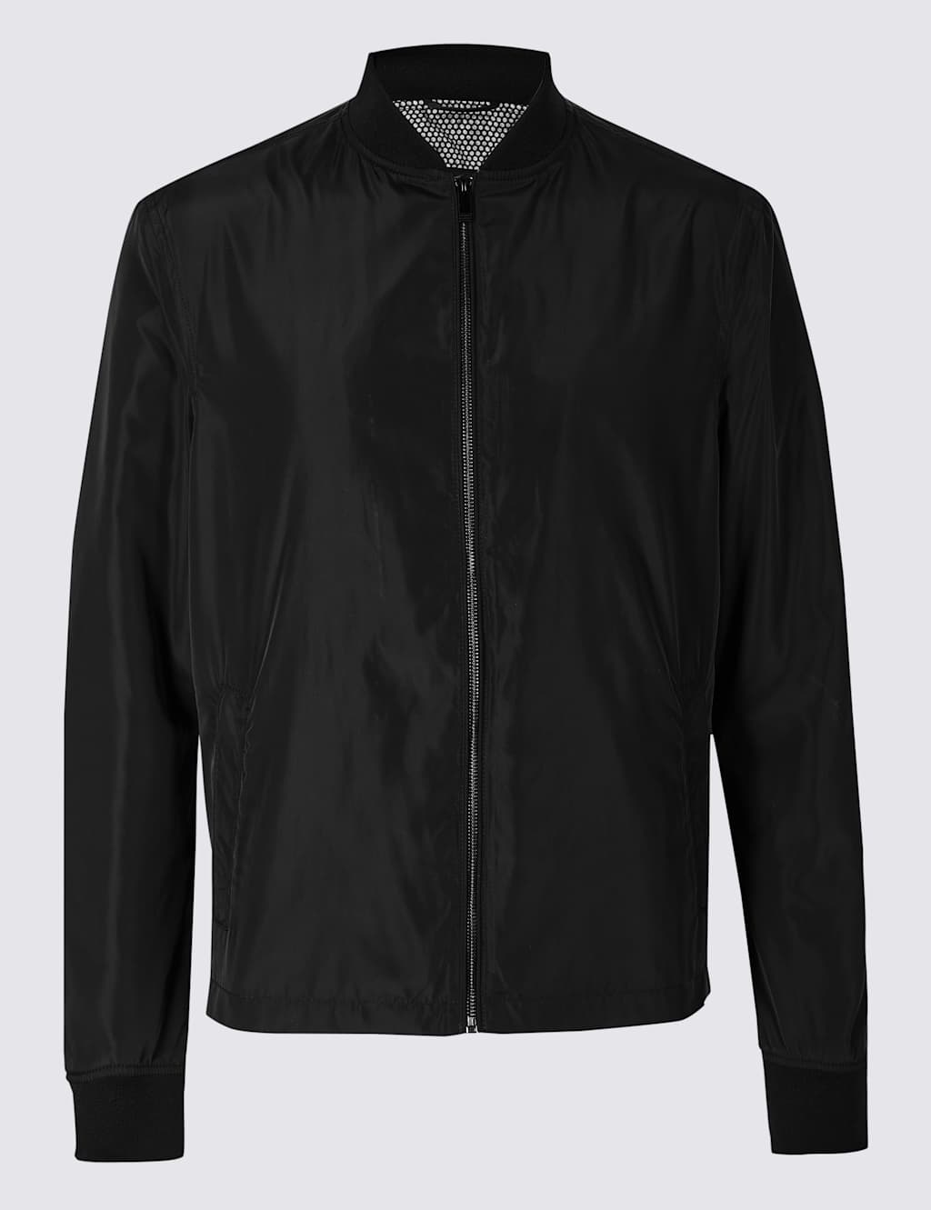 Baseball Neck Bomber Jacket | M&S Collection | M&S