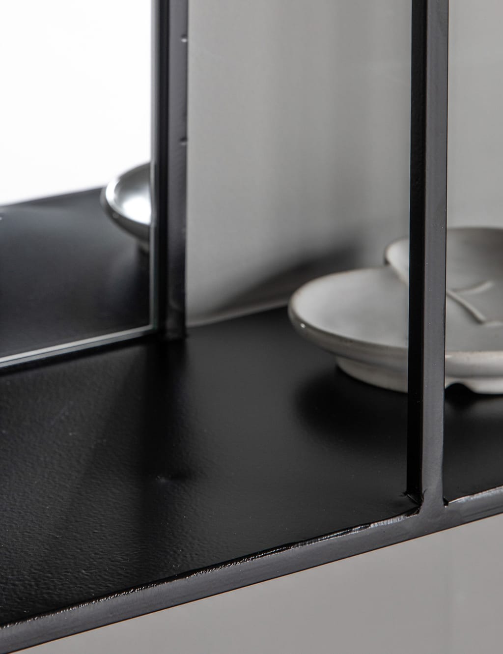 Bassan Rectangular Hanging Mirror with Shelf | Gallery Home | M&S