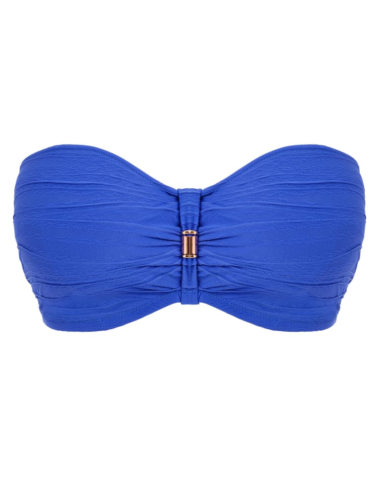 Beach Waves Wired Bandeau Bikini Top | Fantasie | M&S