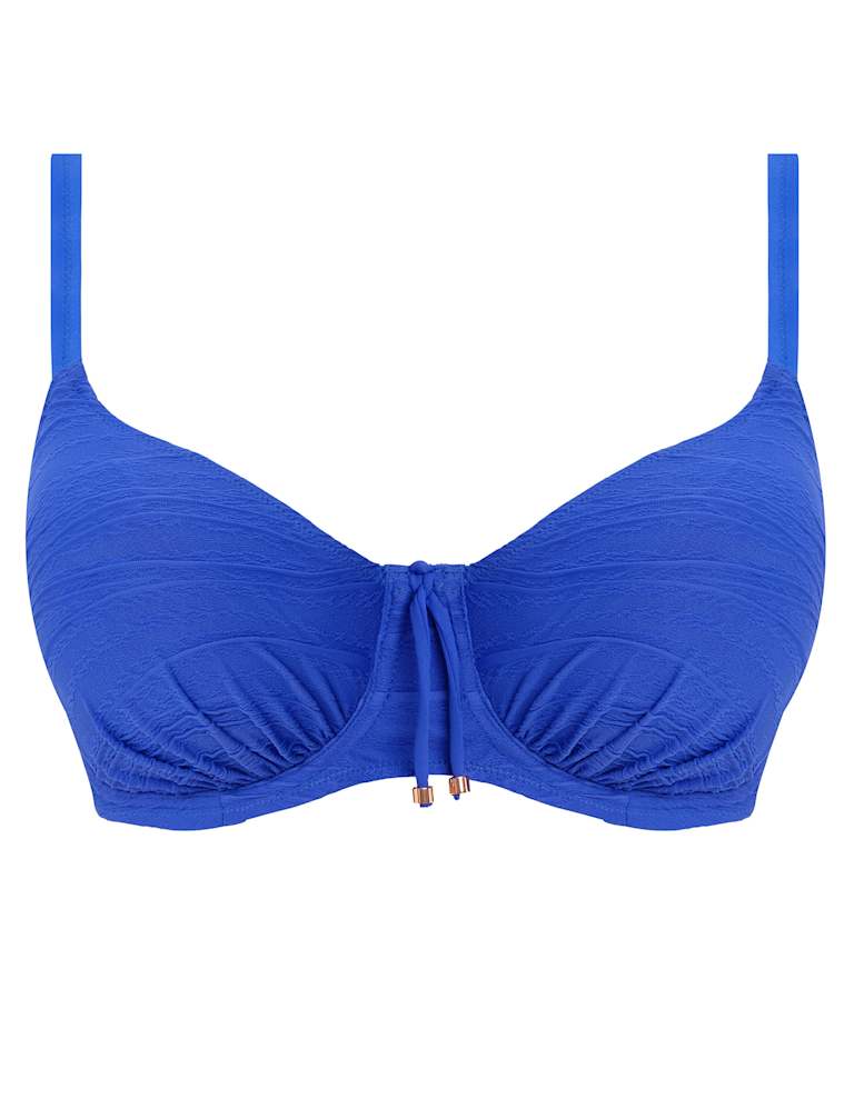 Beach Waves Wired Scoop Neck Bikini Top D-H | Fantasie | M&S