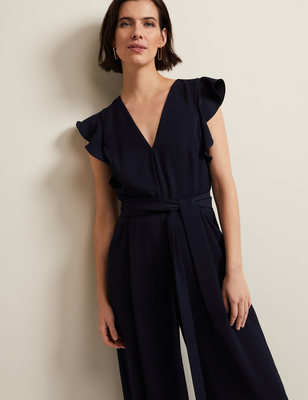 Belted Sleeveless Wide Leg Jumpsuit | Phase Eight | M&S