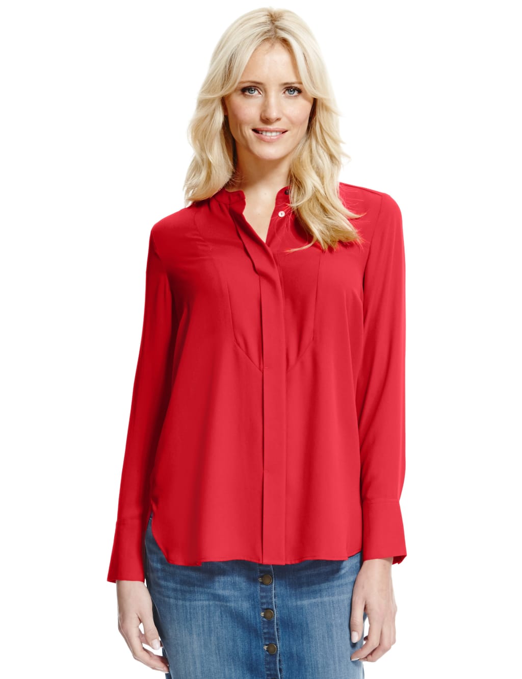 Bib Front Blouse | M&S Collection | M&S